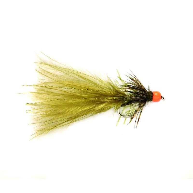 Hot Straggle Orange Damsel | Fly Fishing Trout Streamer – Go-Fish