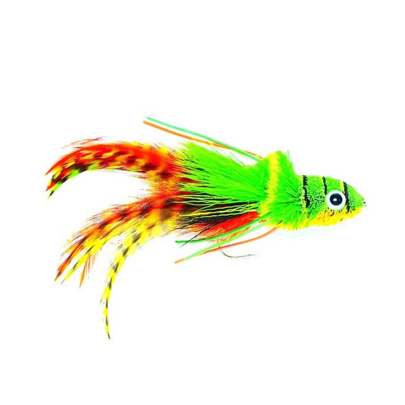 Swimming Frog Orange Belly | Fly Fishing Pike Streamer – Go-Fish